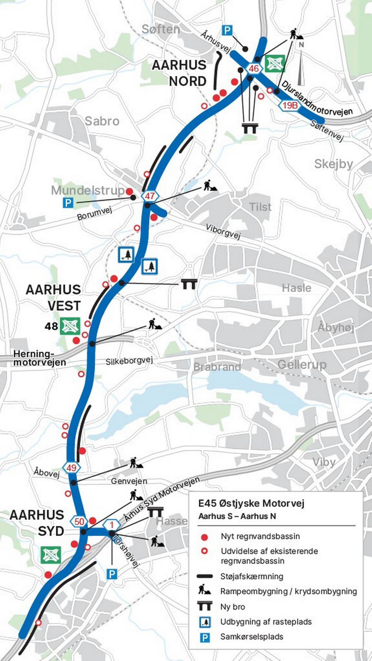 Flere år med vejarbejde på E45: Men nu er der én god nyhed