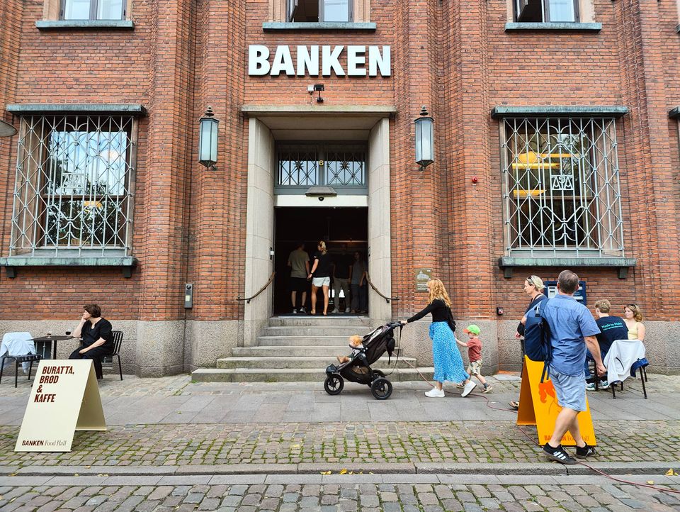 Anmeldelse: Banken Foodhall er åbnet i Aarhus - men har en børnefamilie ...