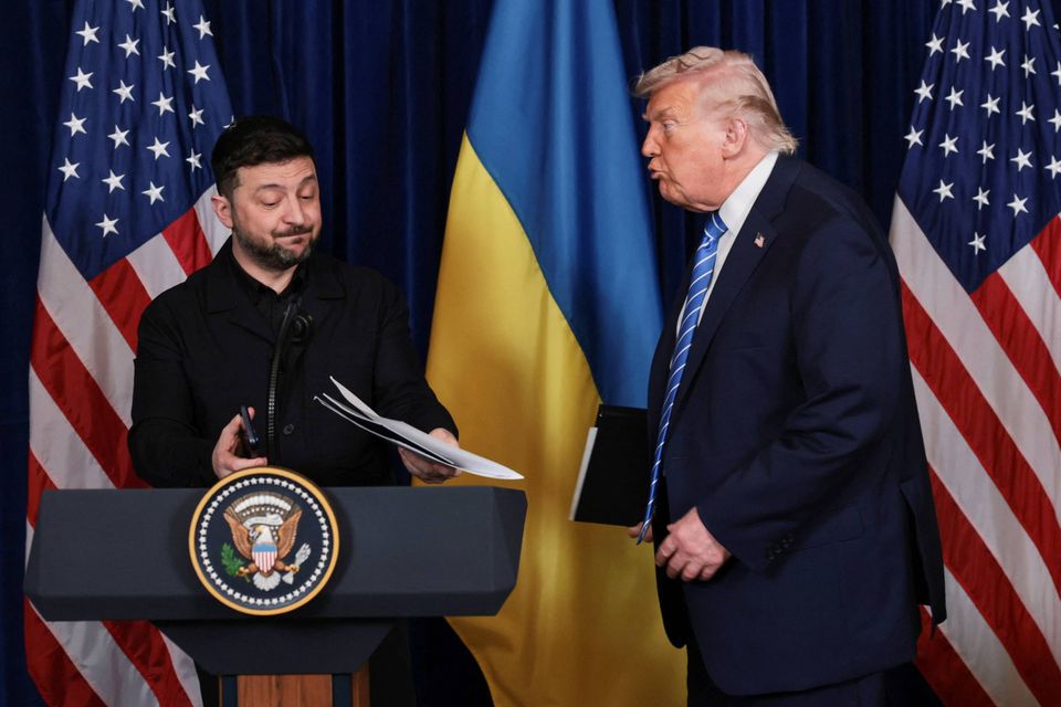 Trump melder om fremskridt ved Zelenskyj-møde - men ingen aftale ...