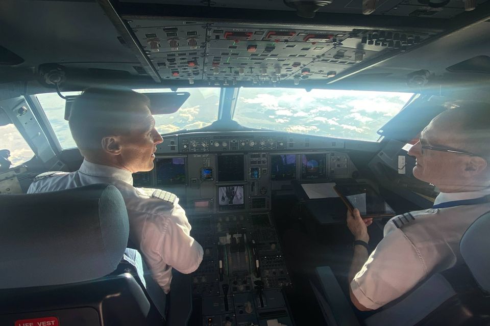 »Jeg sagde til min kone, at vi skulle tage den første flyver, for det ...