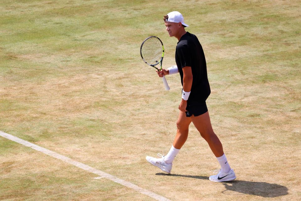 Holger Rune viste godt græsspil i optakt til Wimbledon - Jyllands-Posten
