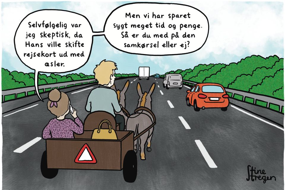 Dagens tegning: De Standsede Baner - Jyllands-Posten